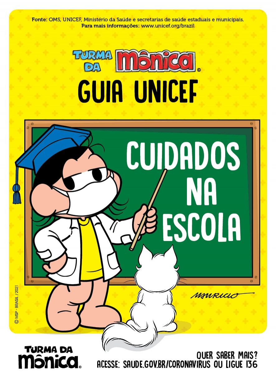 Turma da Mônica ilustra guia de cuidados necessários para a volta às ...